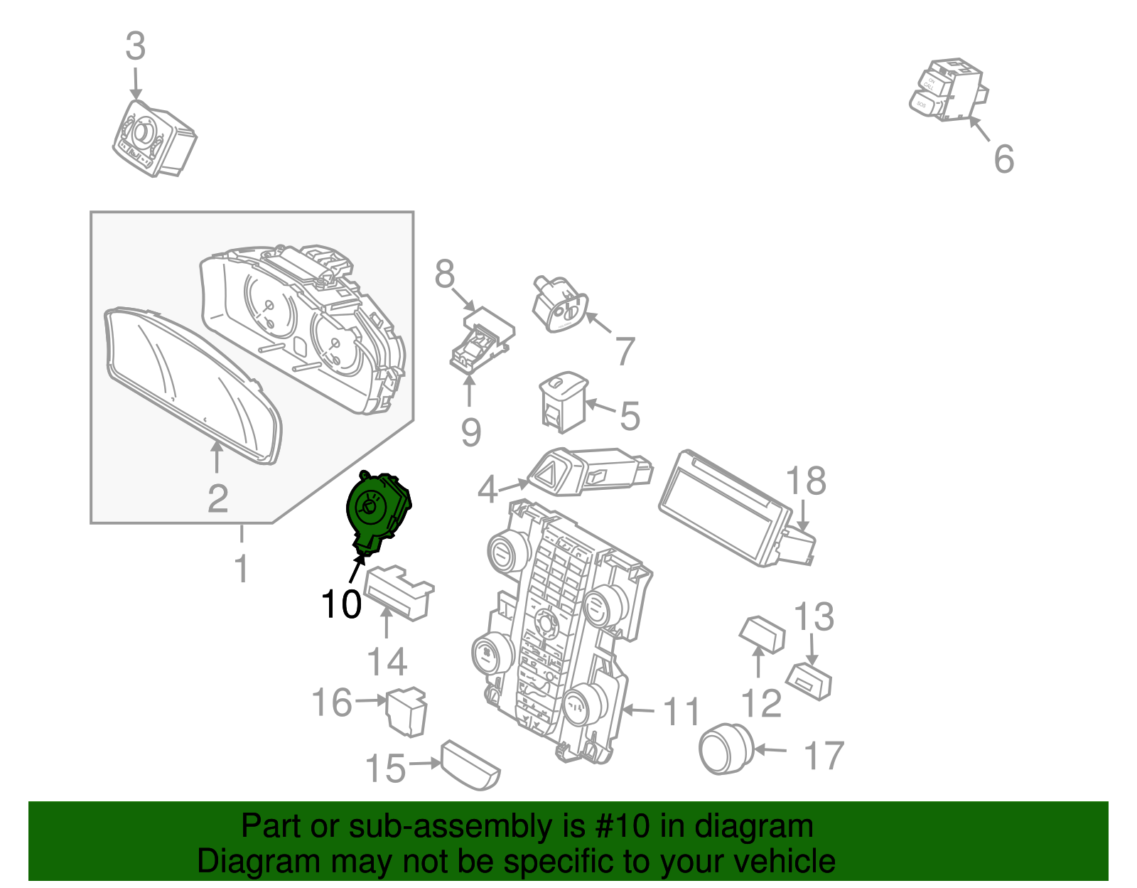 Genuine Ignition Switch for 2009-2013 Volvo C30 | Part# 30659837 | Over ...