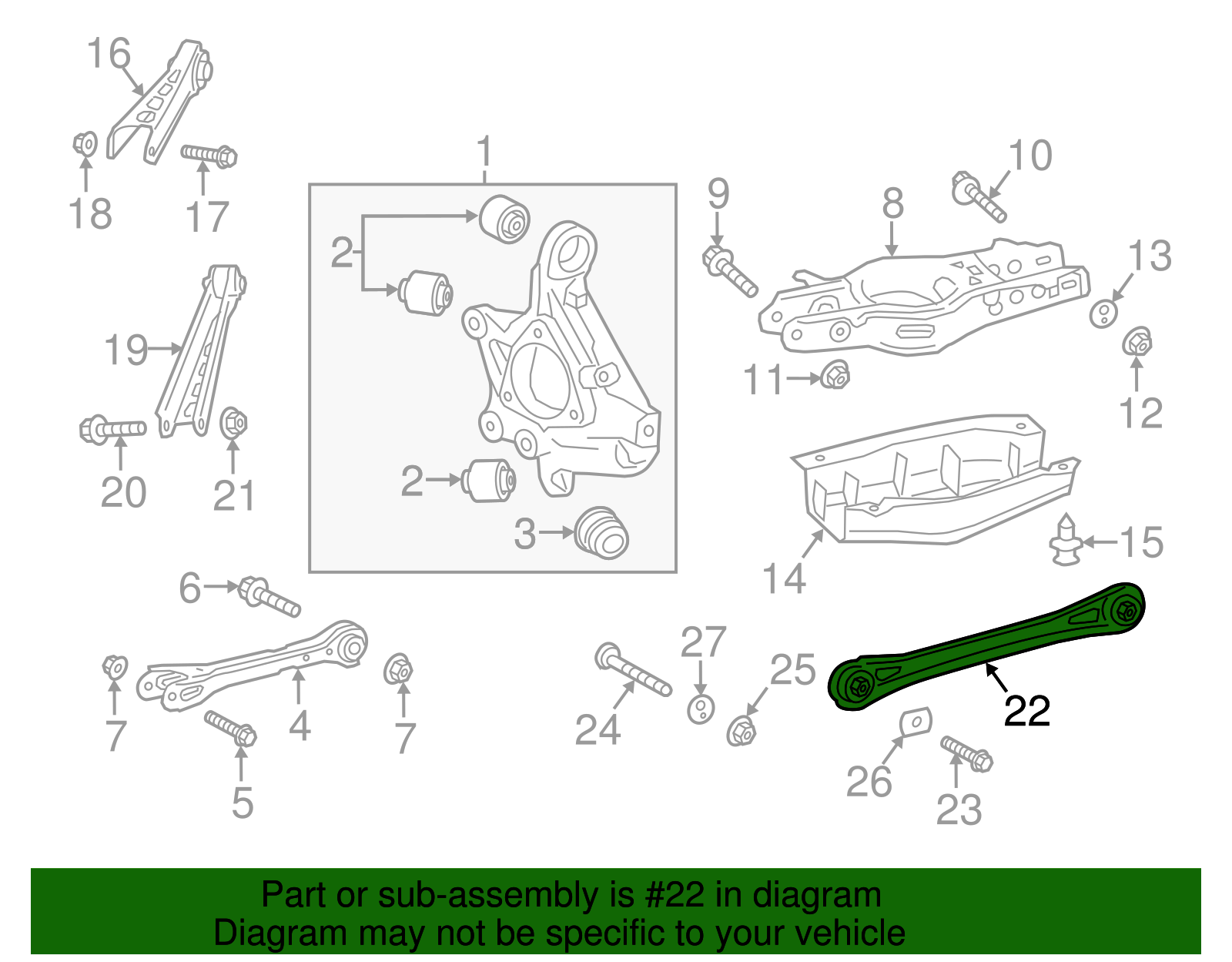 2016-2024 Chevrolet Camaro Link Rod 86804922 | Shop Matick Parts