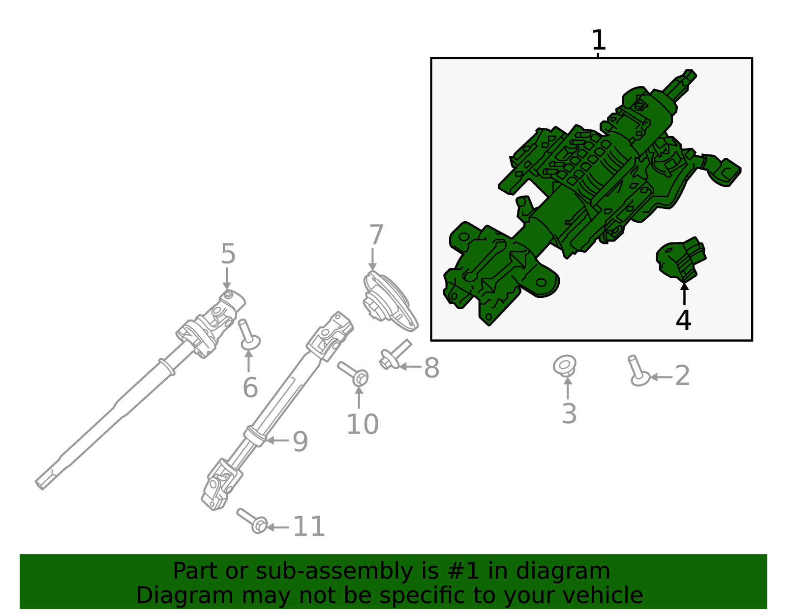 Steering Column - OEM Interior Steering Support for Ford | AutoNation Parts