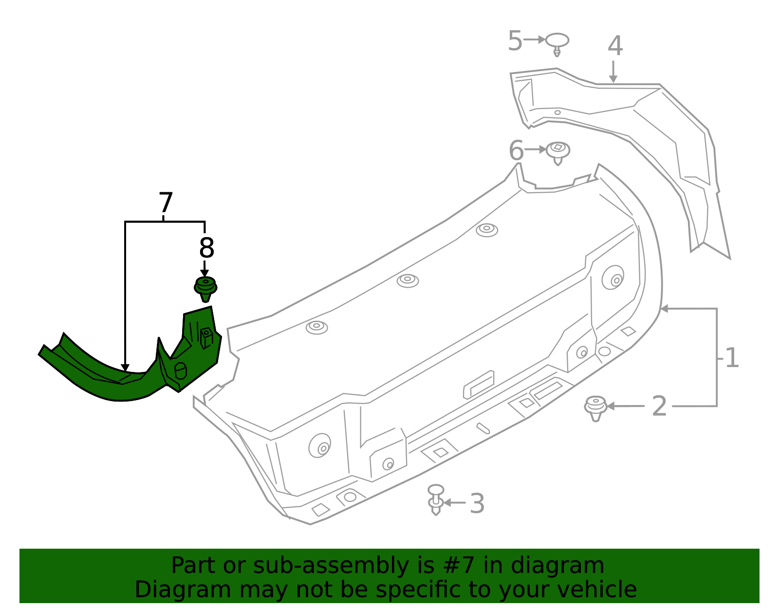 2019-2025 BMW Hinge Cover 51-49-7-417-244 | BMW Parts Online Hub