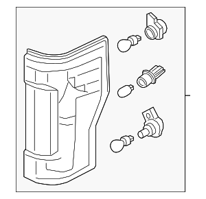 2017-2019 Ford Tail Lamp KC3Z-13405-B | OEM Parts Online