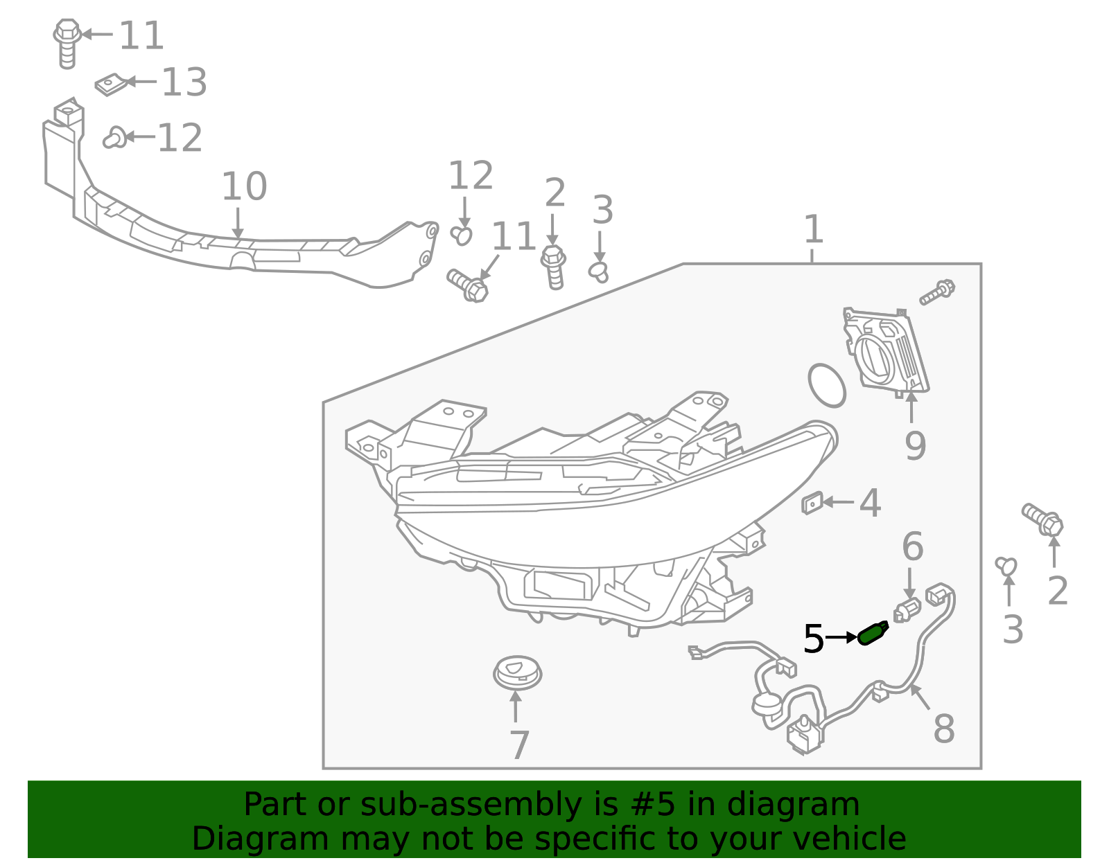 9970-16-050Y - Marker Lamp Bulb - 2007-2020 Mazda | Mazda Parts Factor