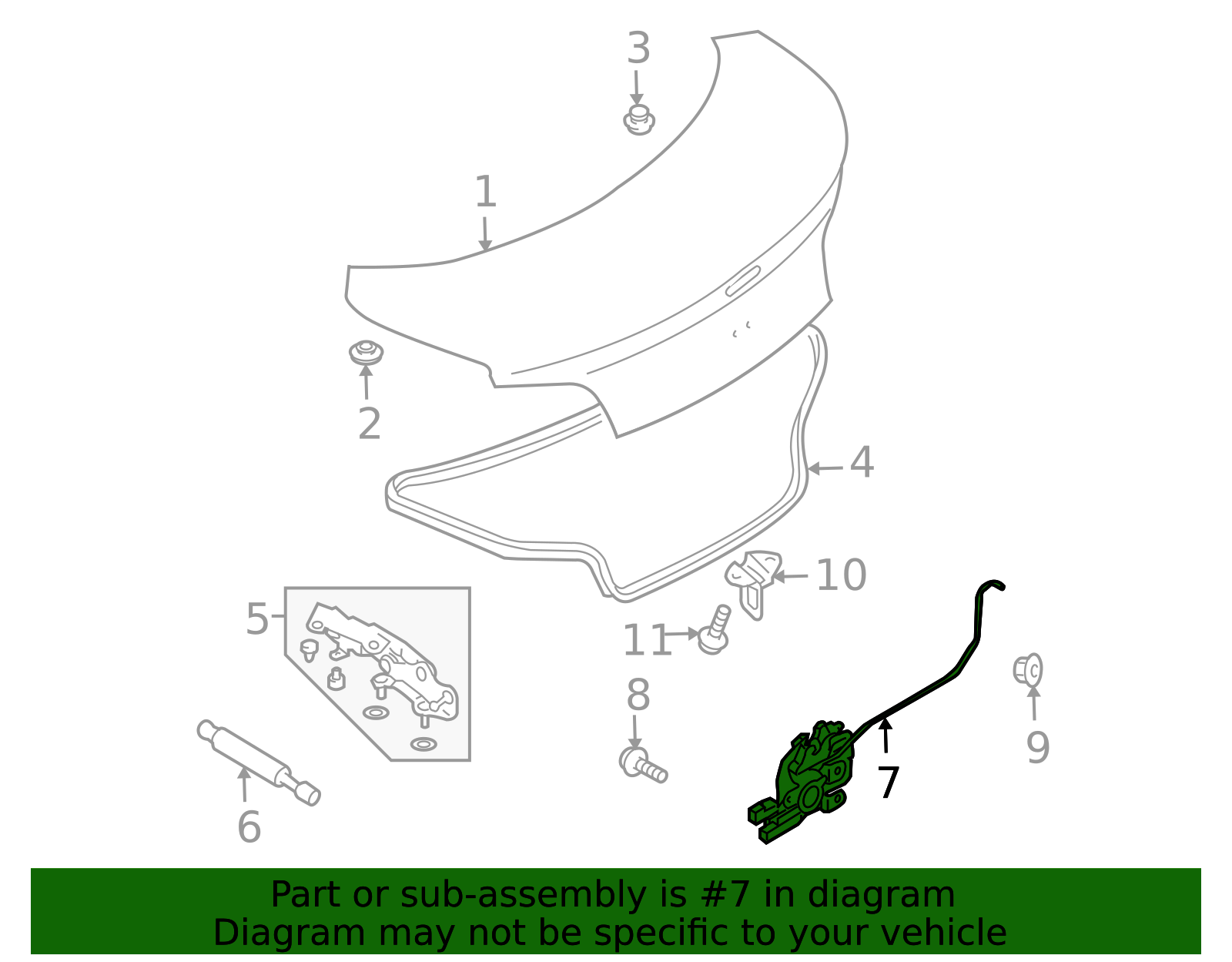 FE01-56-820B - Trunk Lock Actuator Motor 2004-2011 Mazda RX-8 | Mazda ...