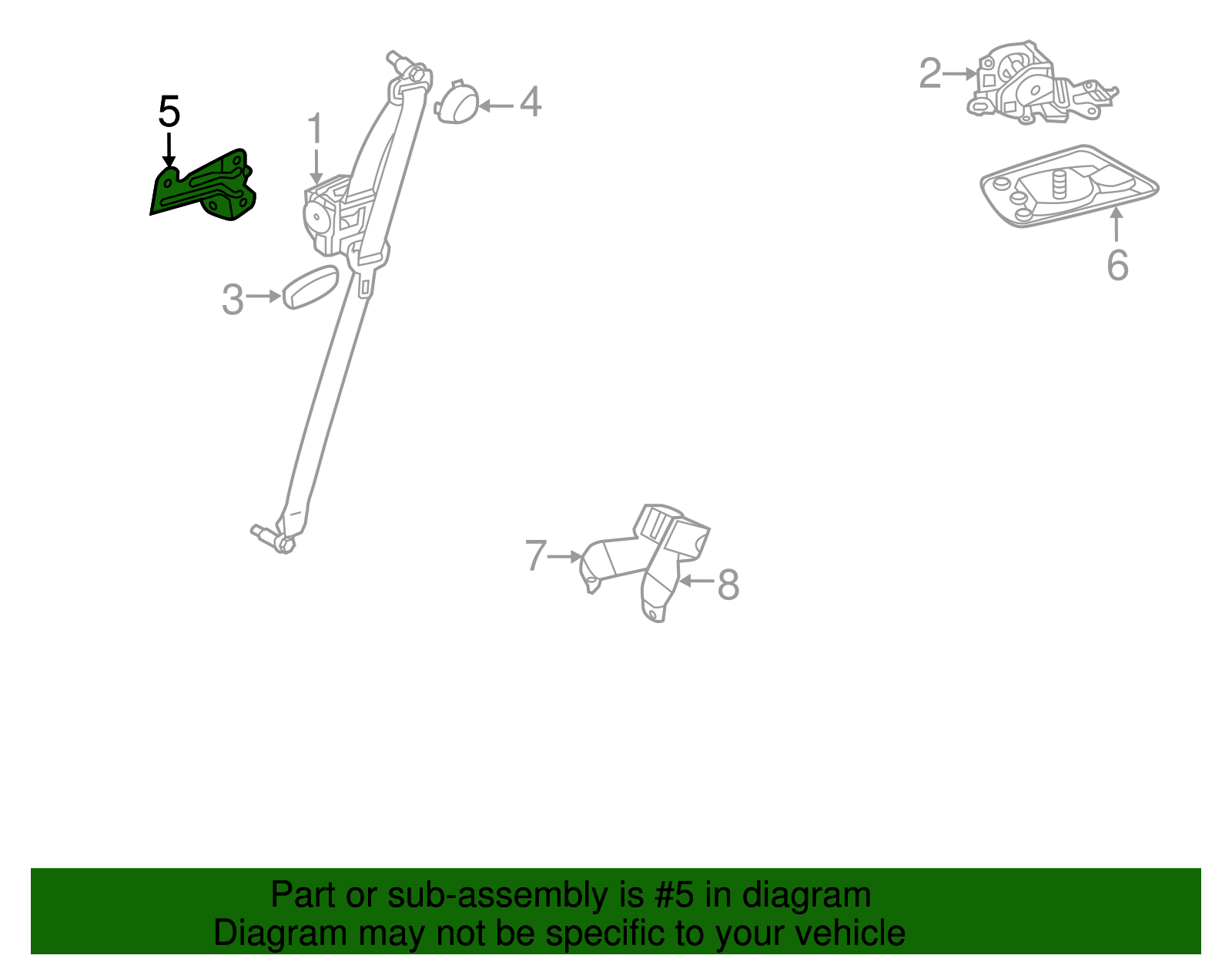 2011-2017 Nissan Quest Bracket 86868-1JA0A | Nissan RVA