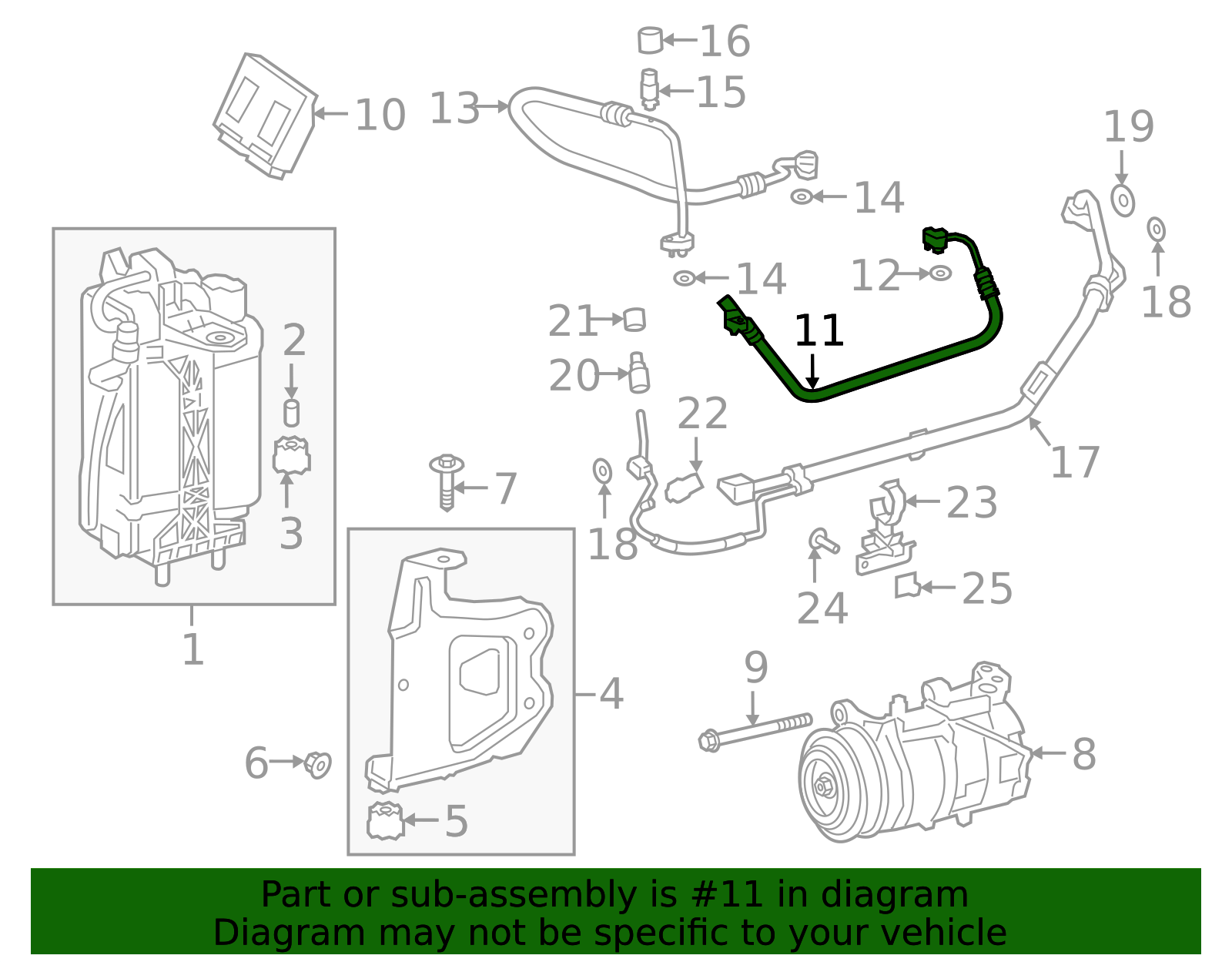 2020-2025 Toyota GR Supra Discharge Hose 88703-WAA02 | MotorMotor