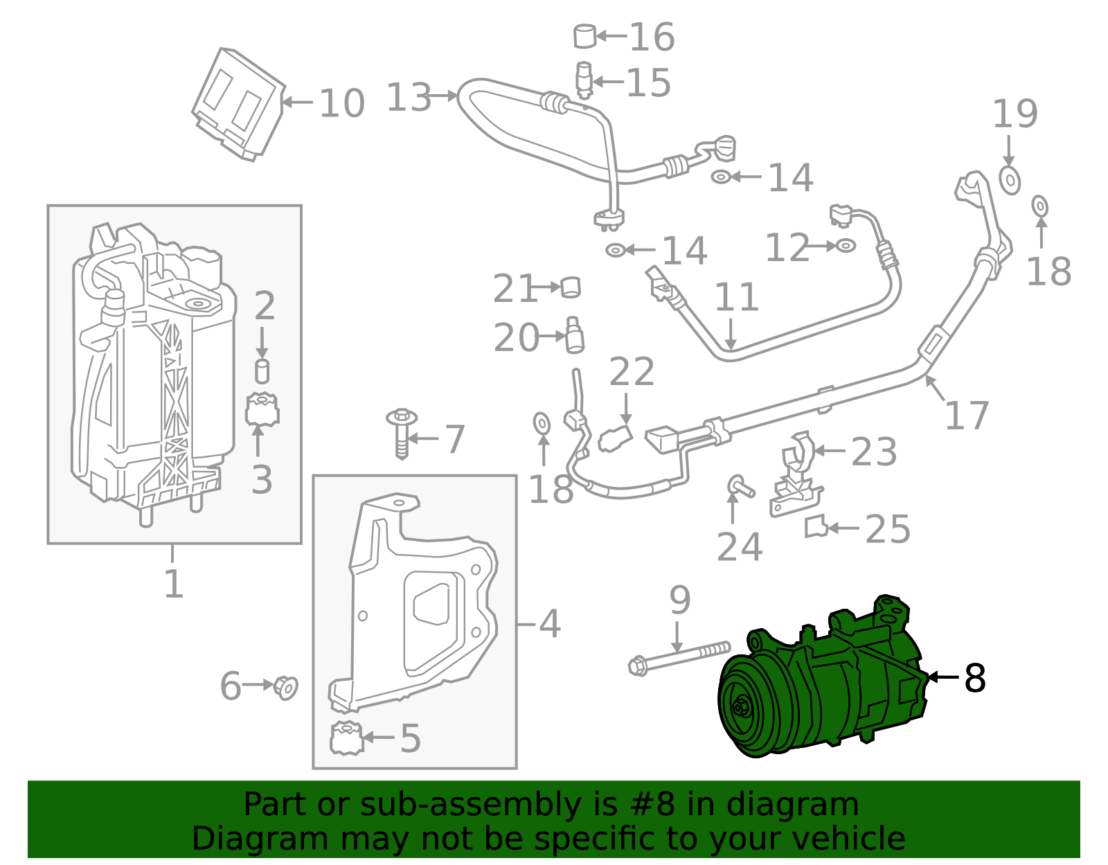 Genuine Official Toyota A/C Compressor part# 88310-WAA02 for Ourisman ...