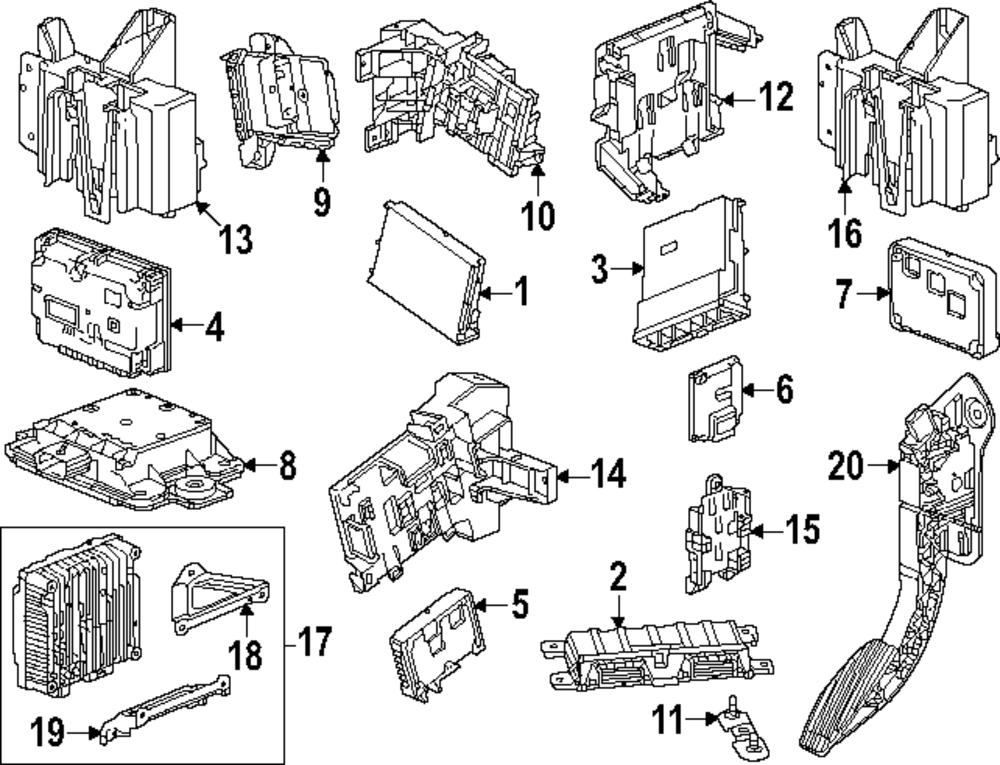 2024-2025 GM Control Module Bracket 85133347 | GM Parts Center