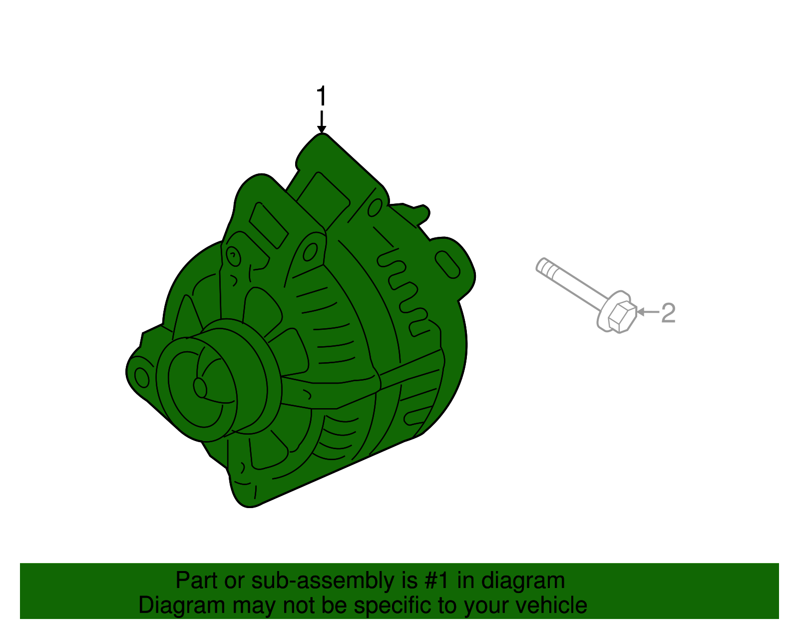 84009365 - 2008-2012 GM - Alternator | Partners Chevy