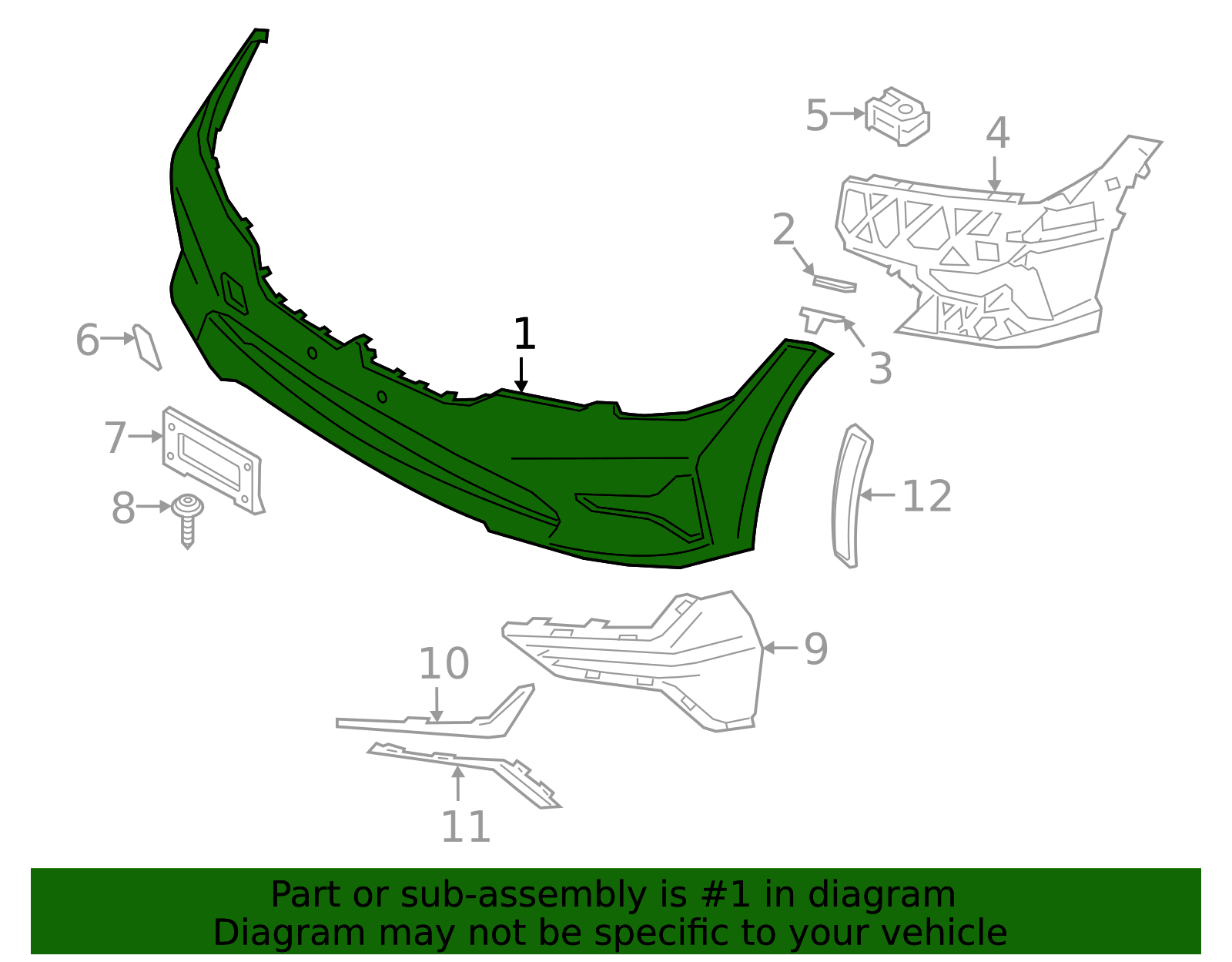 OEM BMW Bumper Cover Part# 51118099900 | BMW Parts Center
