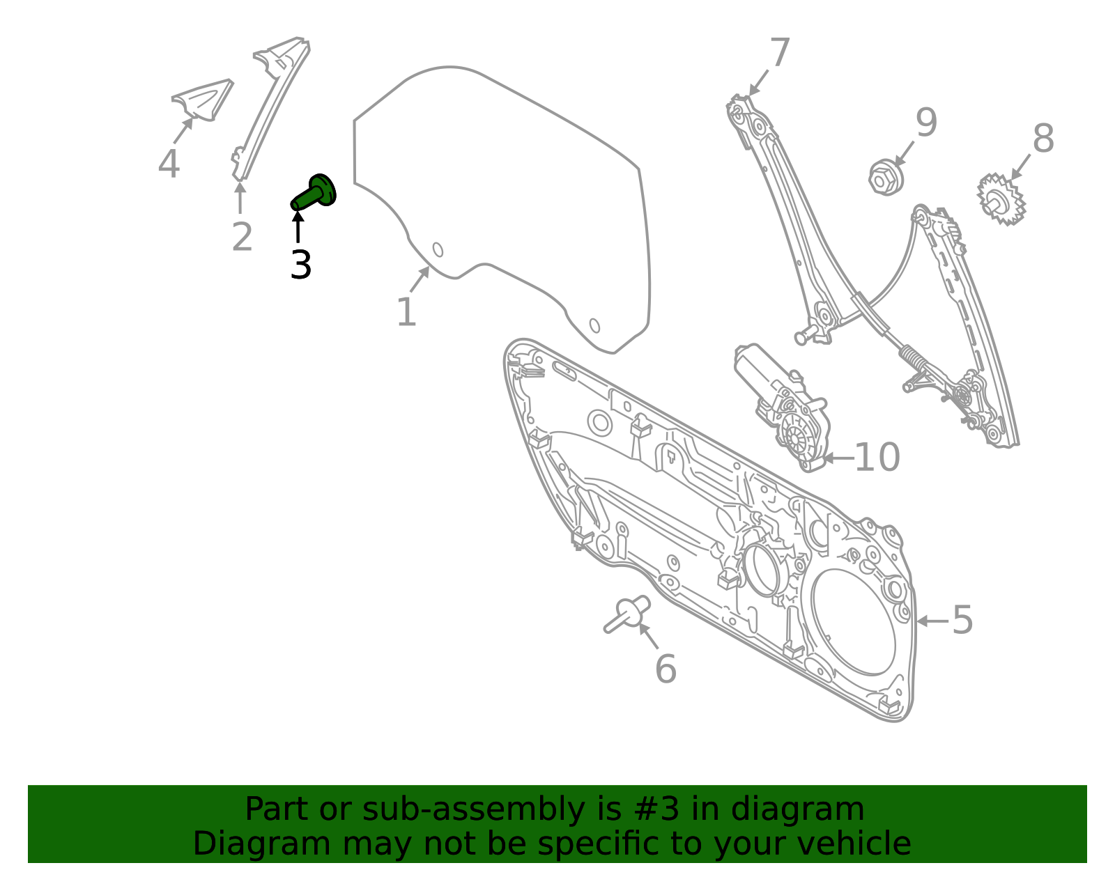 2017-2025 Porsche Radiator Support Air Deflector Actuator Screw PAF-008 ...