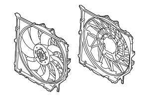 17113452509 - 2004-2010 BMW X3 Fan Assembly (17-11-3-452-509) | BMW of ...