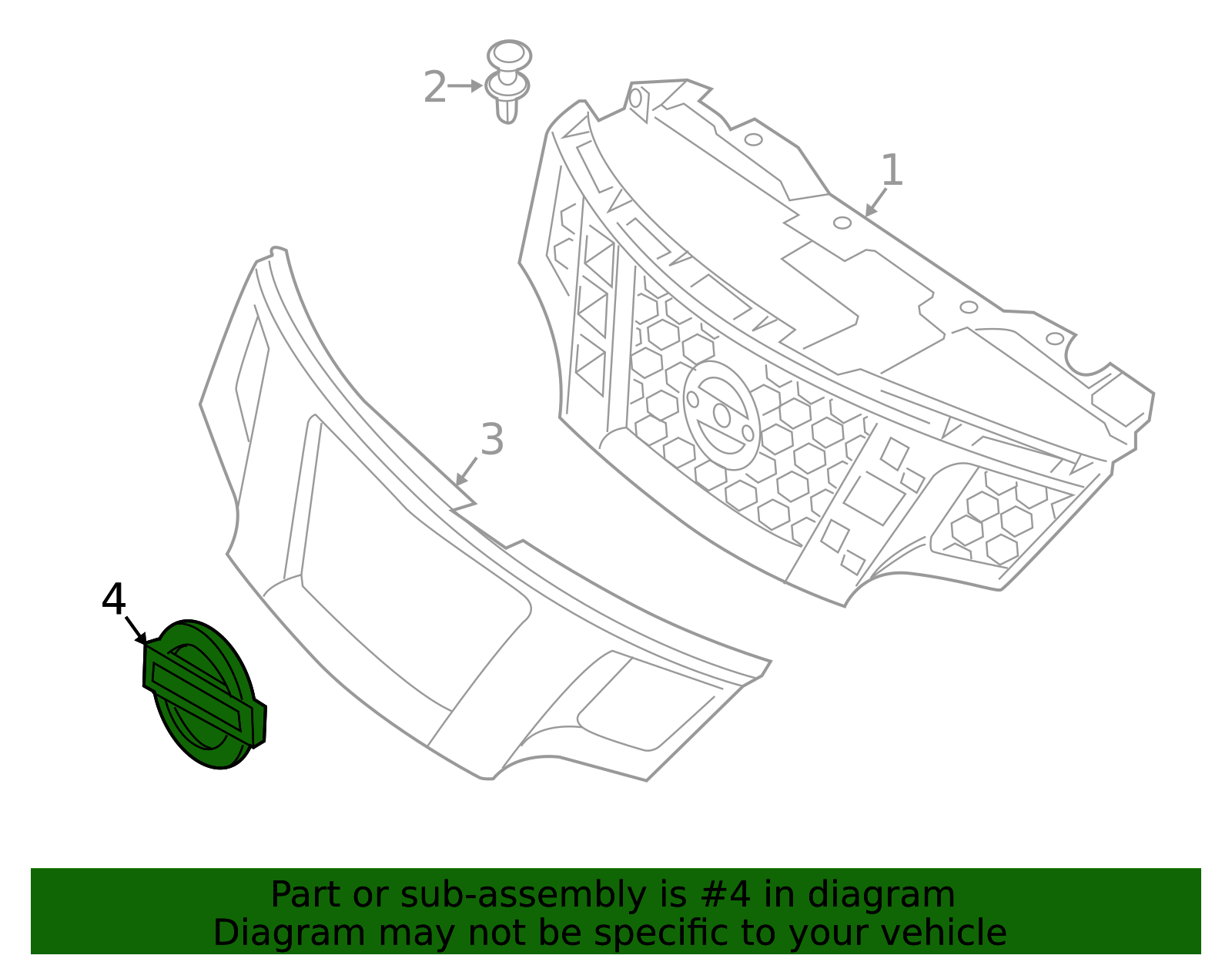 62890-1DA0B - High-Quality Grille Emblem for AutoNation Parts