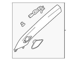 42780752 - Windshield Pillar Trim 2021-2025 Chevrolet Trailblazer ...