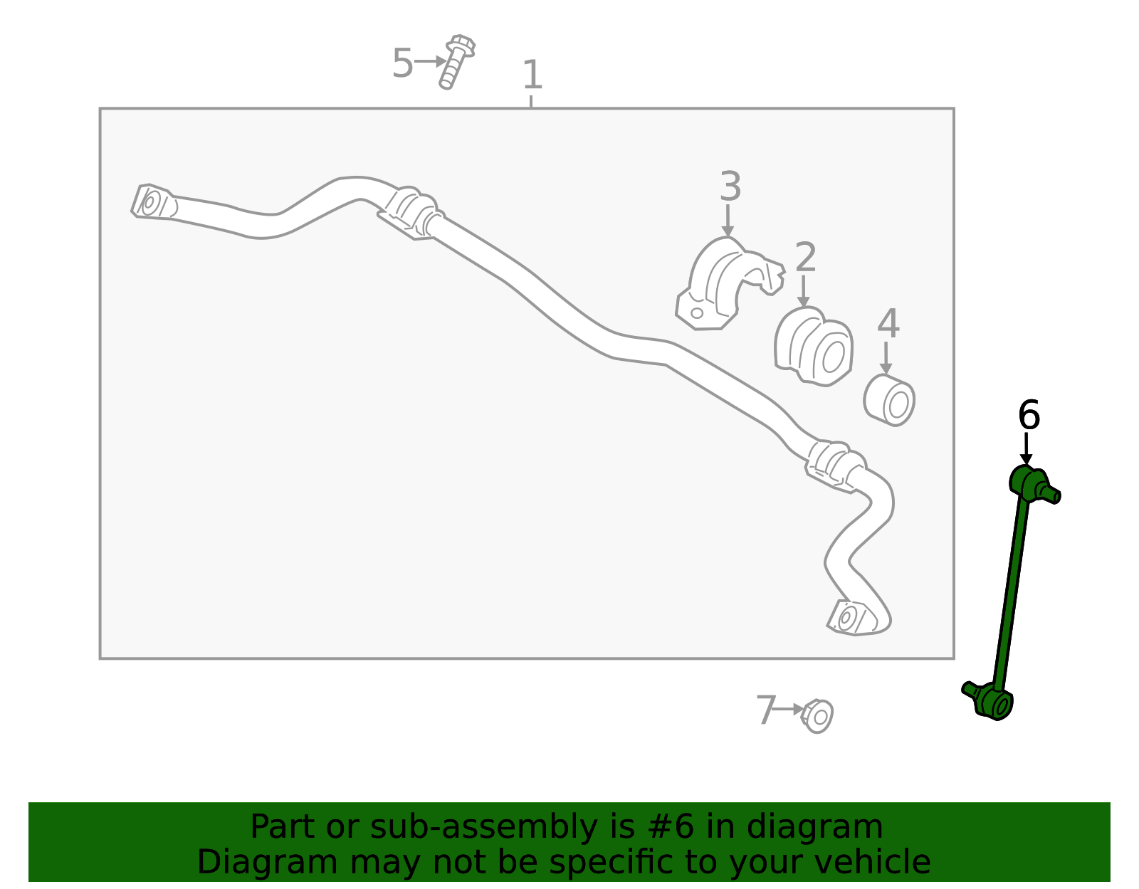54830-2S500 - Stabilizer Link 2014-2016 Kia Sportage | Kia.Parts Store