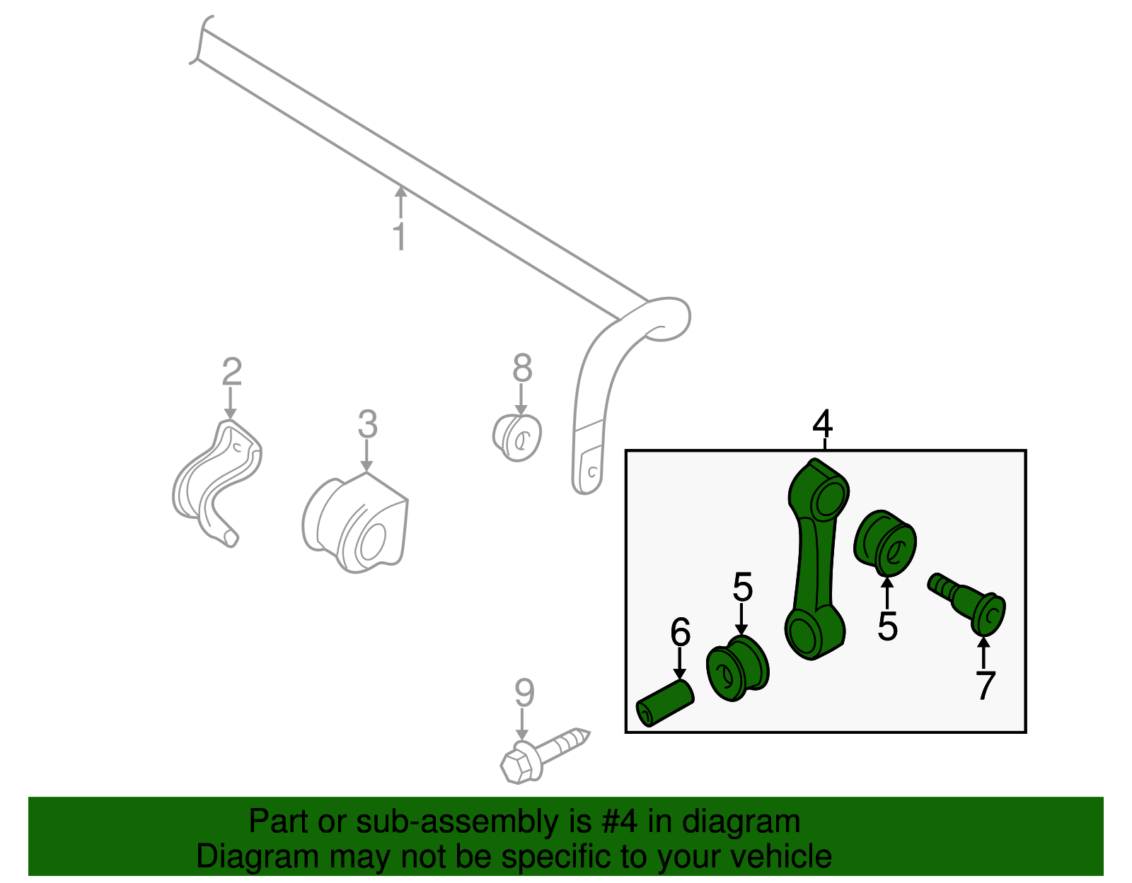 1J0-411-315-K - Stabilizer Link 2000-2010 Volkswagen | Volkswagen Parts ...