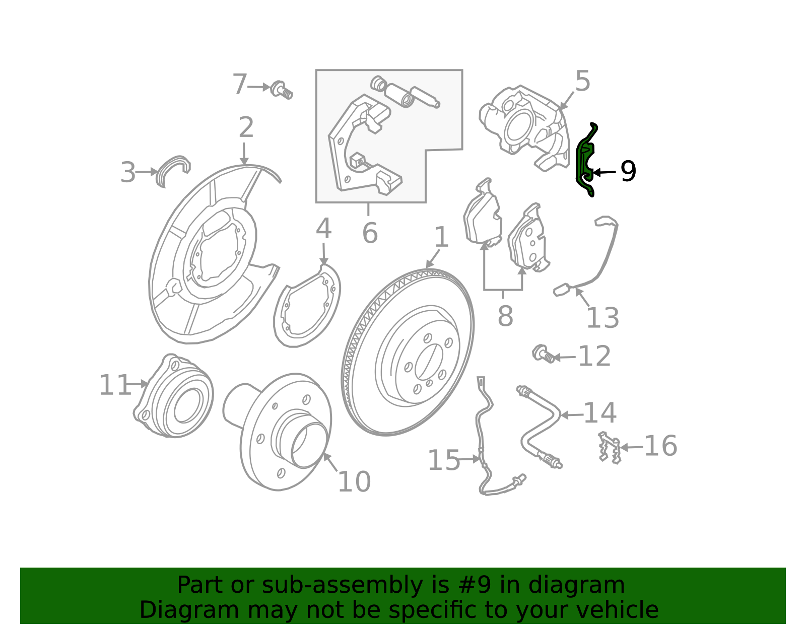 34-21-6-758-059 - Brake Pads Clip - 2004-2019 BMW | Buy BMW Parts Now