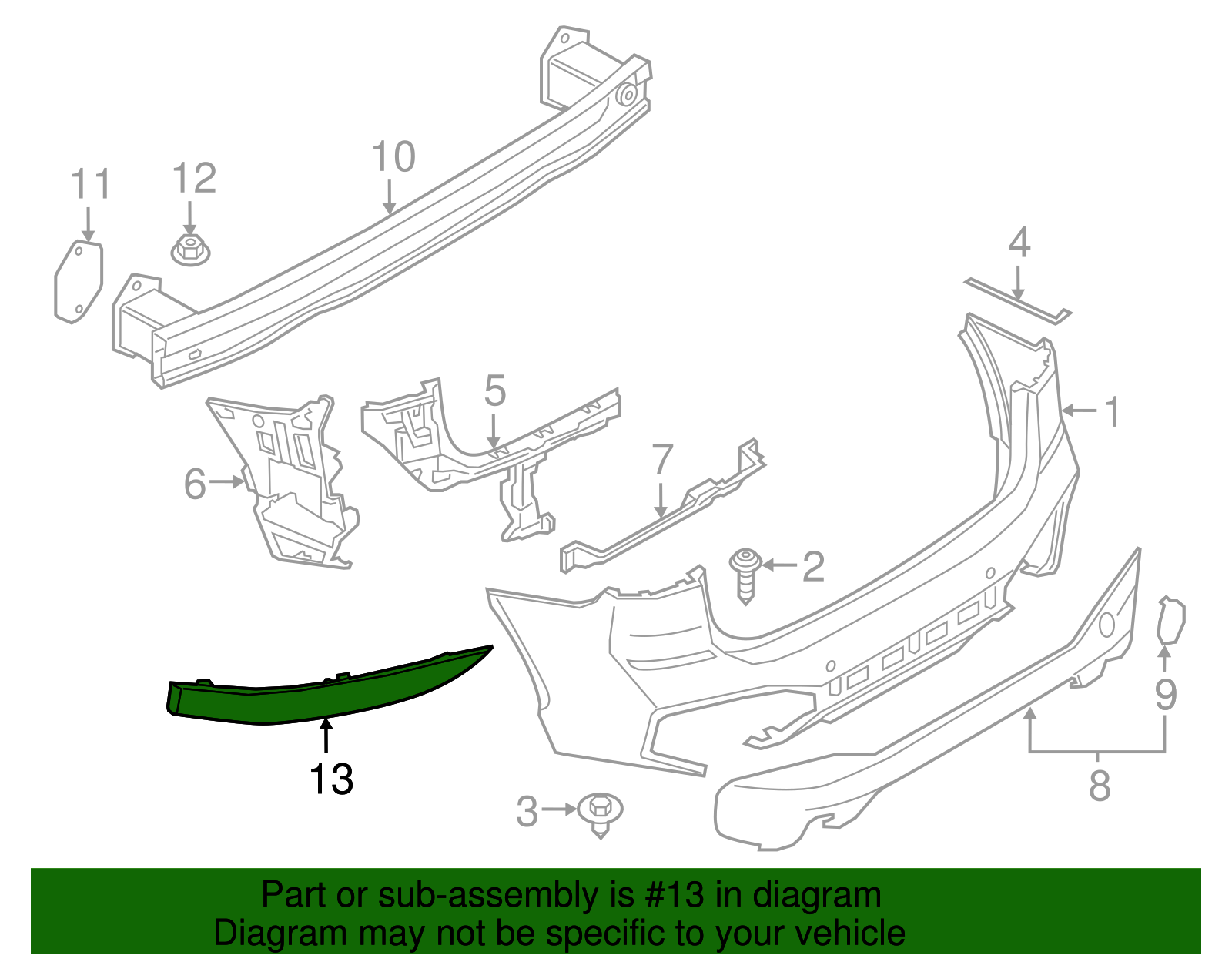 Genuine BMW 63-14-7-850-997 | Reflector | FREE Shipping on Most Orders ...