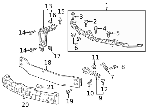 Bumper & Components - Front for 2019 Chevrolet Cruze | Auto Parts Express