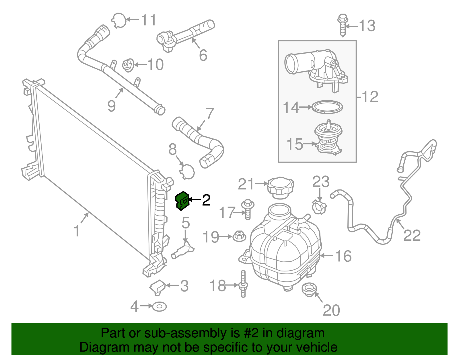 2014-2024 Mopar Upper Insulator 52014782AA | Mopar Parts Canada