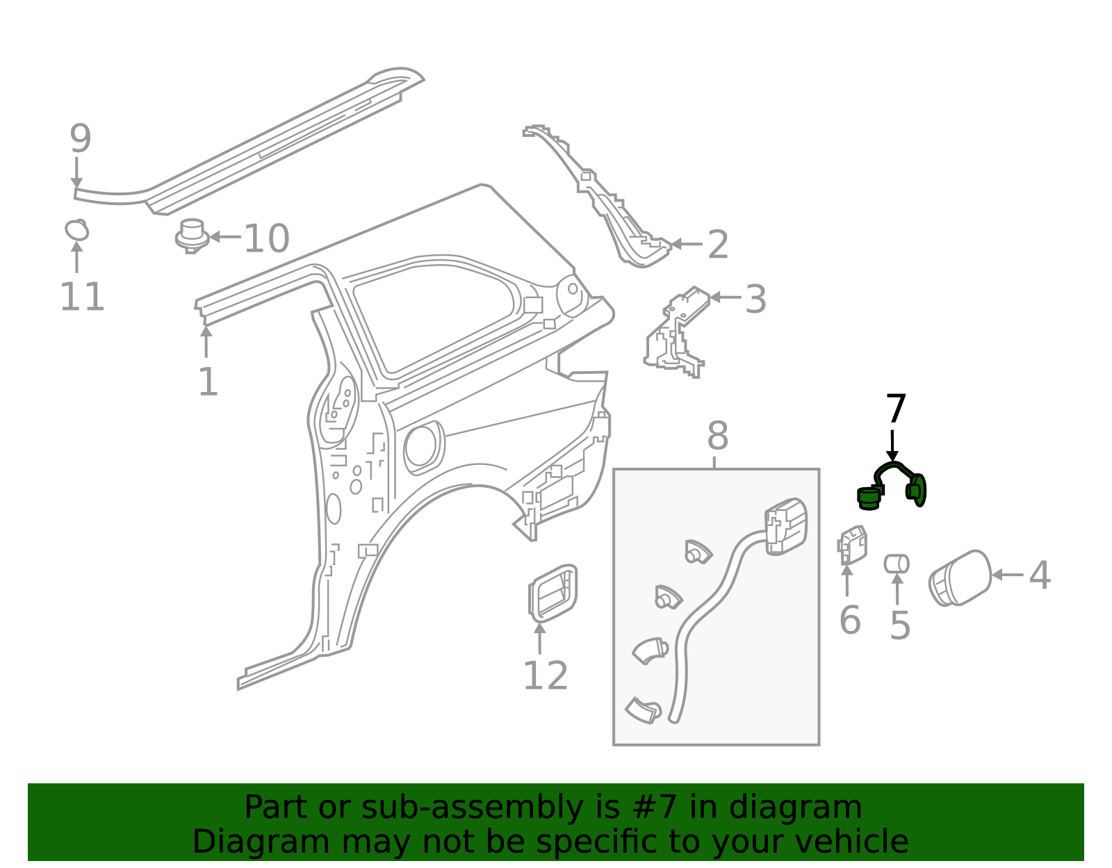 OEM 2018-2025 Honda Odyssey Lock Actuator 74700-THR-A01 | Honda ...