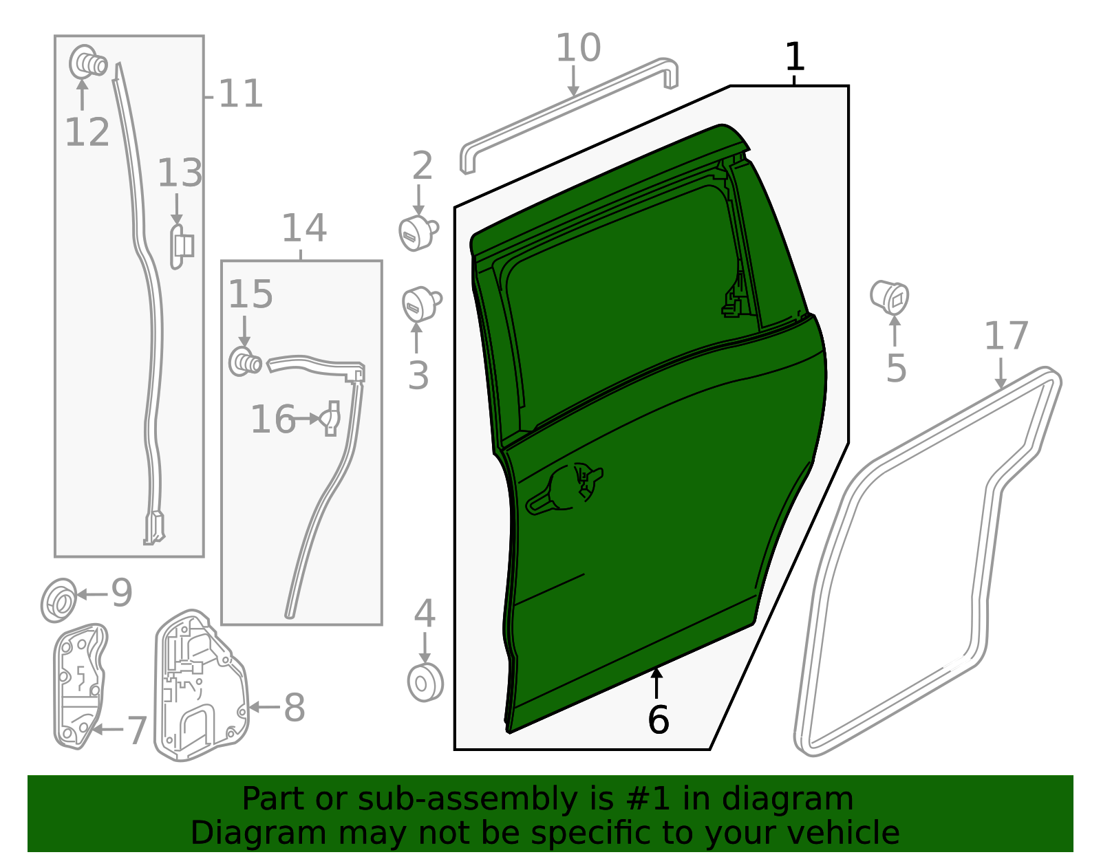 67550-THR-A00ZZ - Door Shell 2018-2022 Honda Odyssey | Honda Parts Online