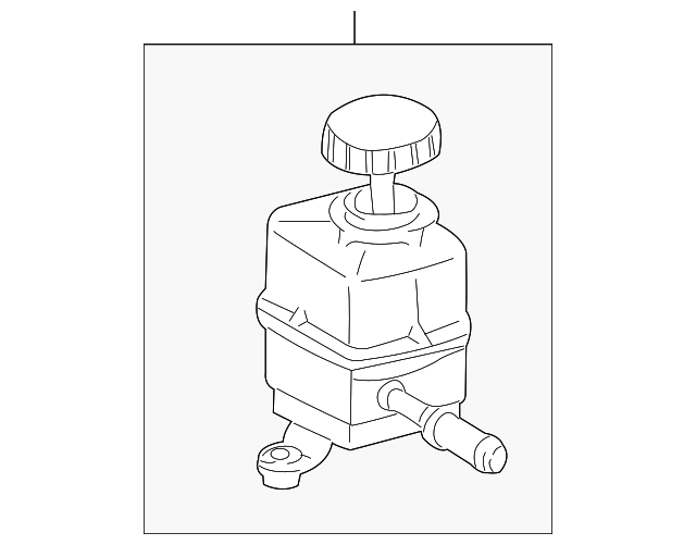 1998-2007 Toyota Land Cruiser Power Steering Reservoir 44360-60210 ...