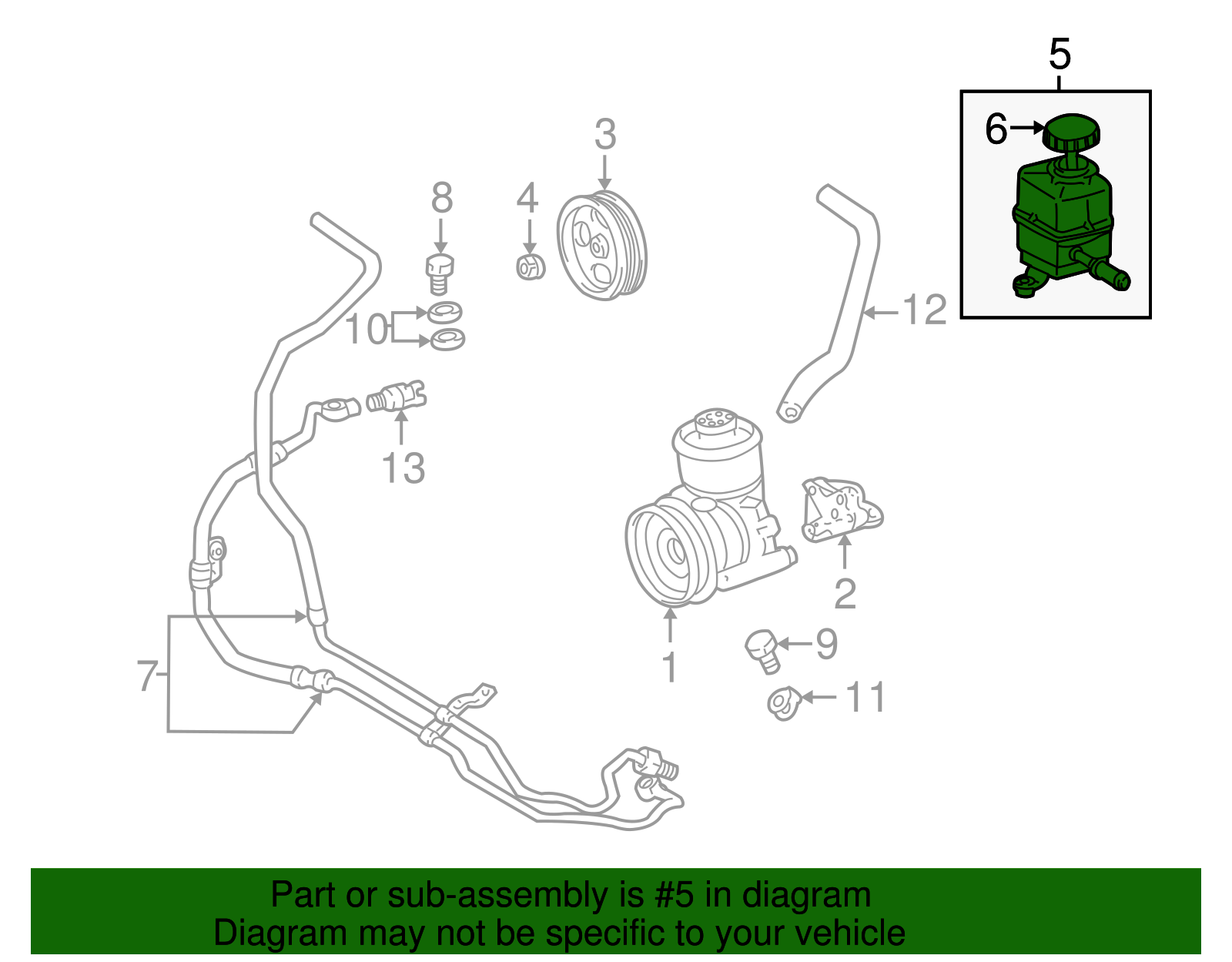 44360-60210 - Reservoir - 1998-2007 Toyota Land Cruiser | Nucar Toyota ...