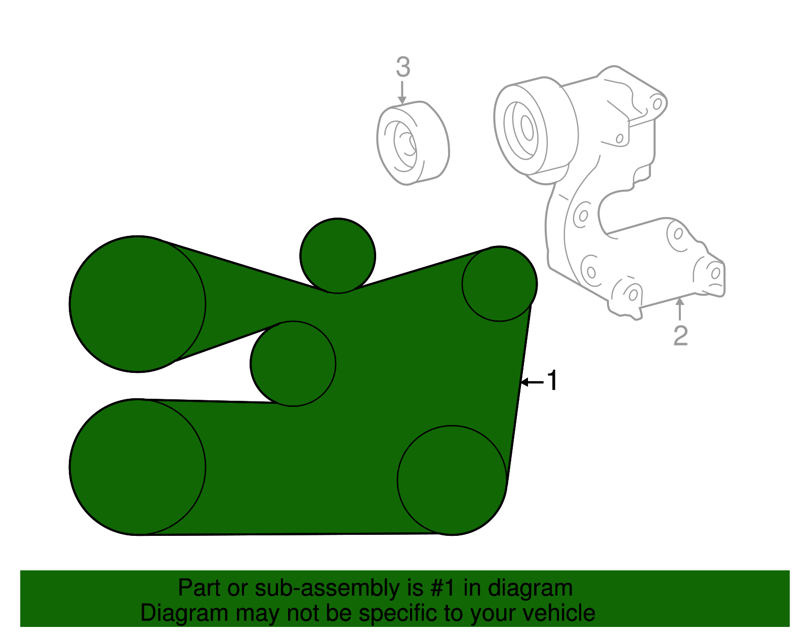 2016-2022 Lexus | Serpentine Belt | 90916-02733 | Express Lexus Parts