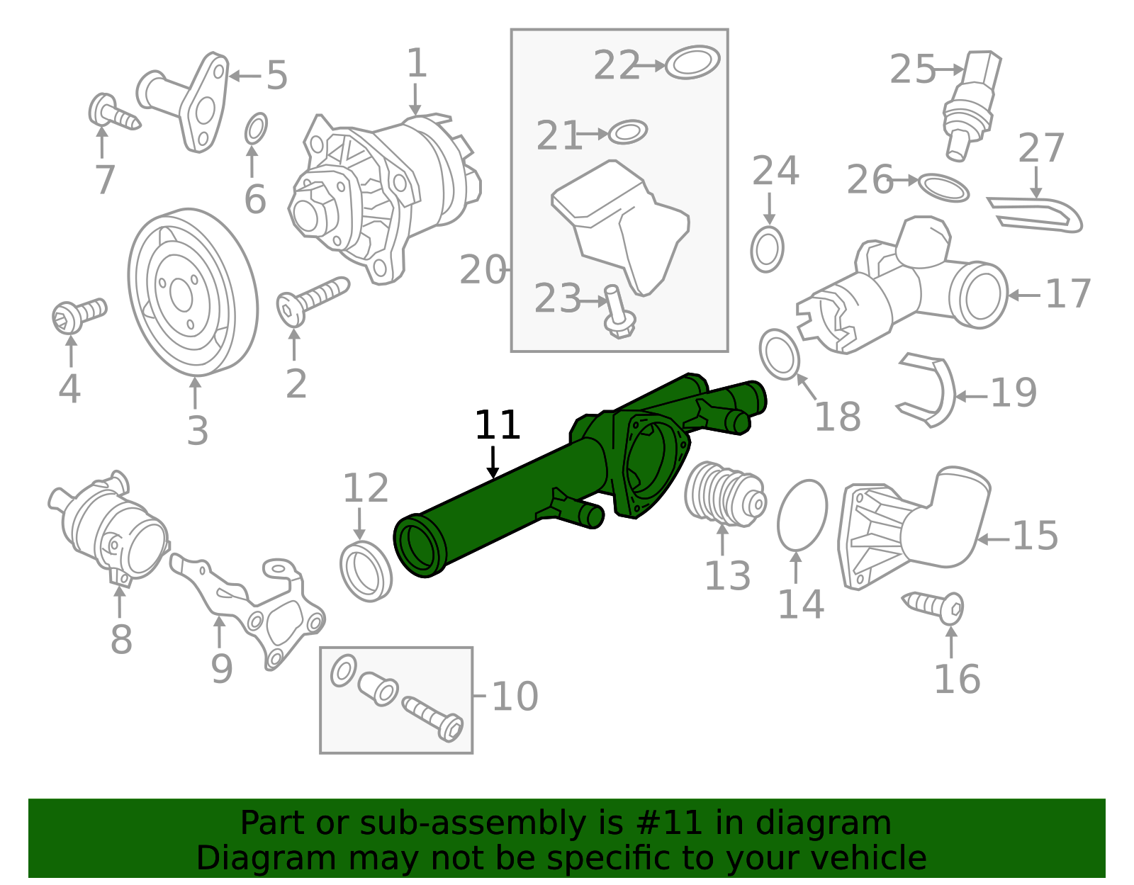 955-106-060-00 - Thermostat Housing 2008-2014 Porsche Cayenne | Porsche ...