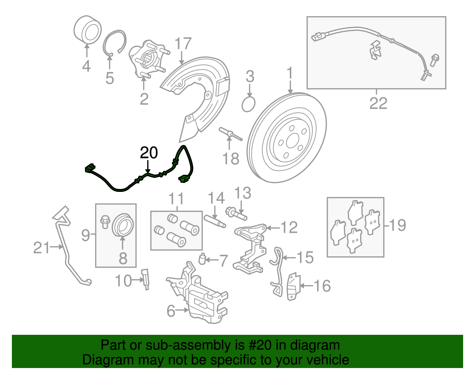 2010-2016 Jaguar Wear Indicator C2D2976 | OEM Parts Online