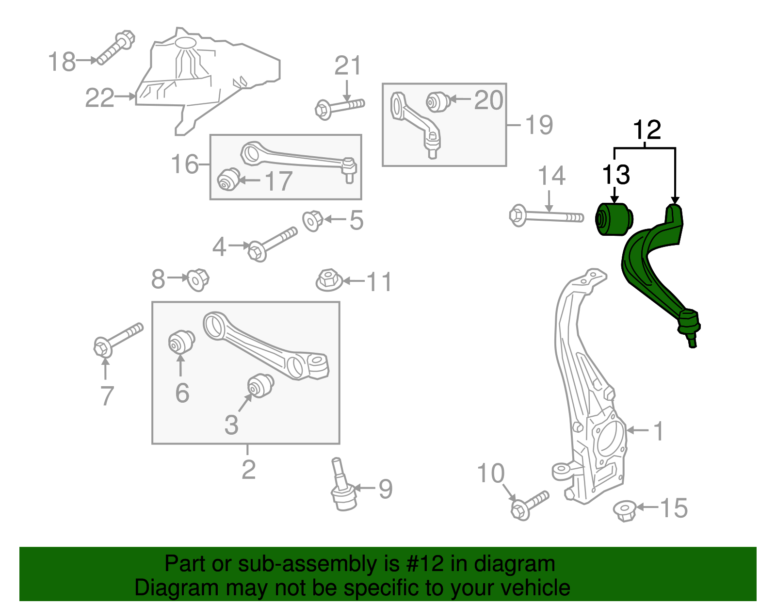 2017-2025 Audi Rear Lower Control Arm 4M0-407-693-F | OEM Parts Online