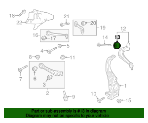 2017-2025 Audi Rear Lower Control Arm Bushing 4M0-407-183-B | OEM Parts ...