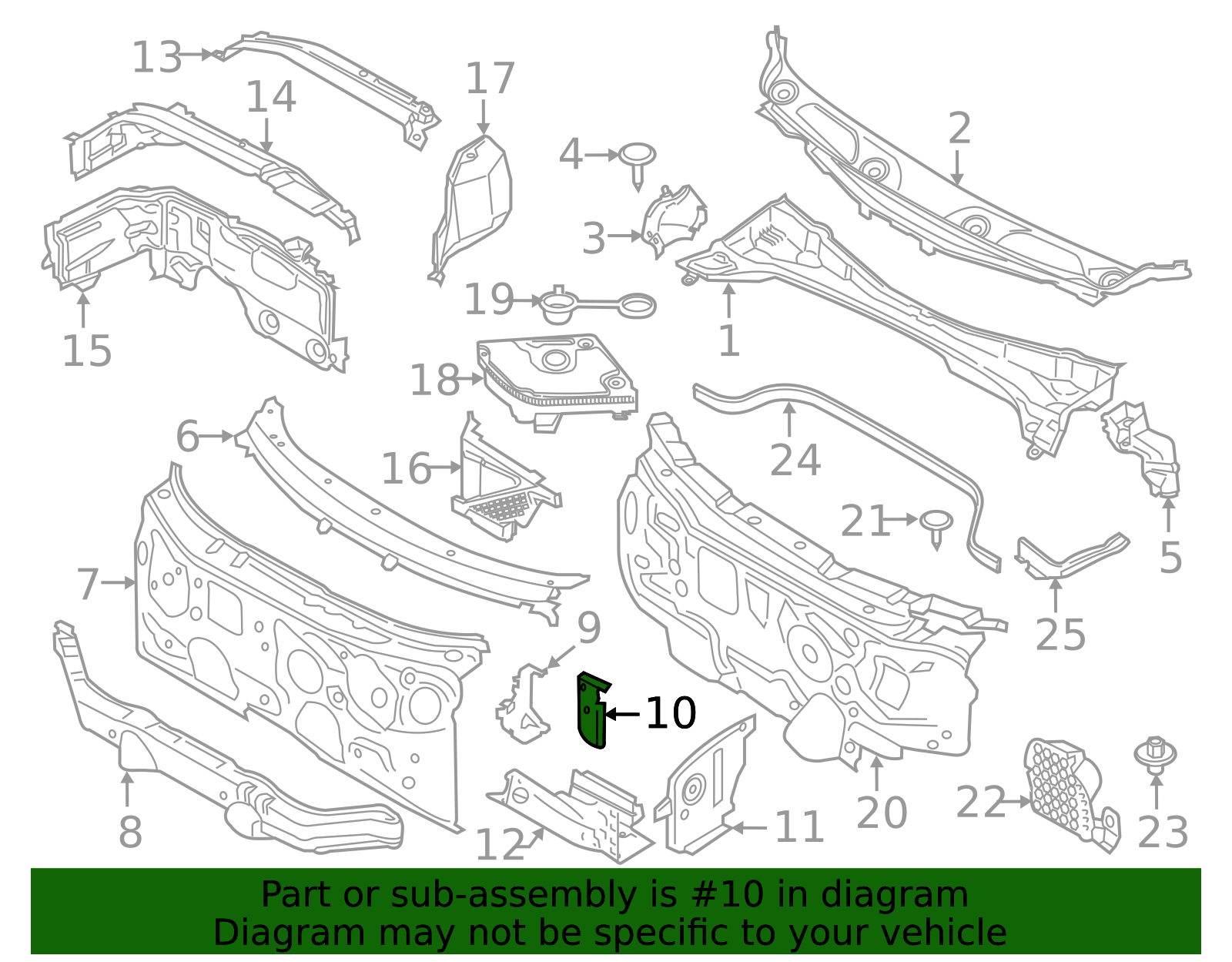 41-00-7-360-150 - High-Quality Lower Dash Panel Mount for 2014-2025 ...