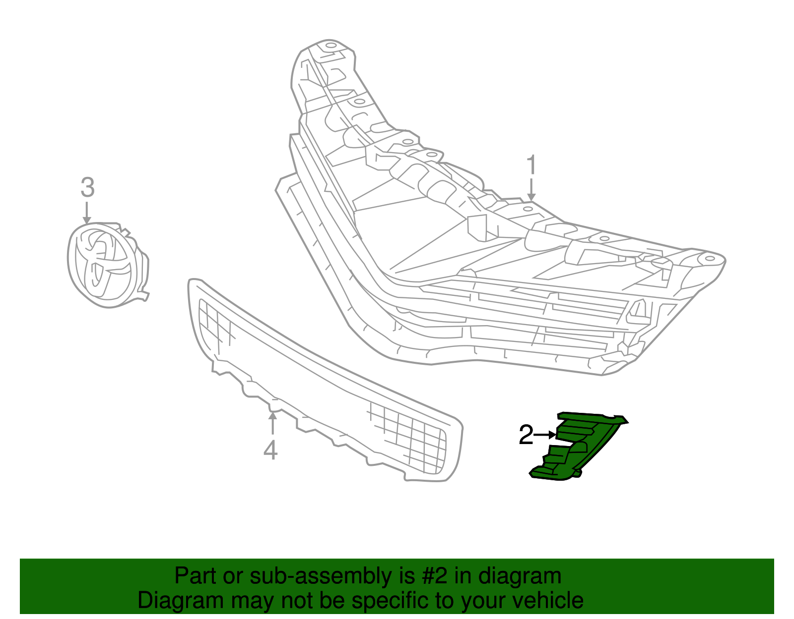Grille Molding - Sleek OEM Front End Finish | AutoNation Parts