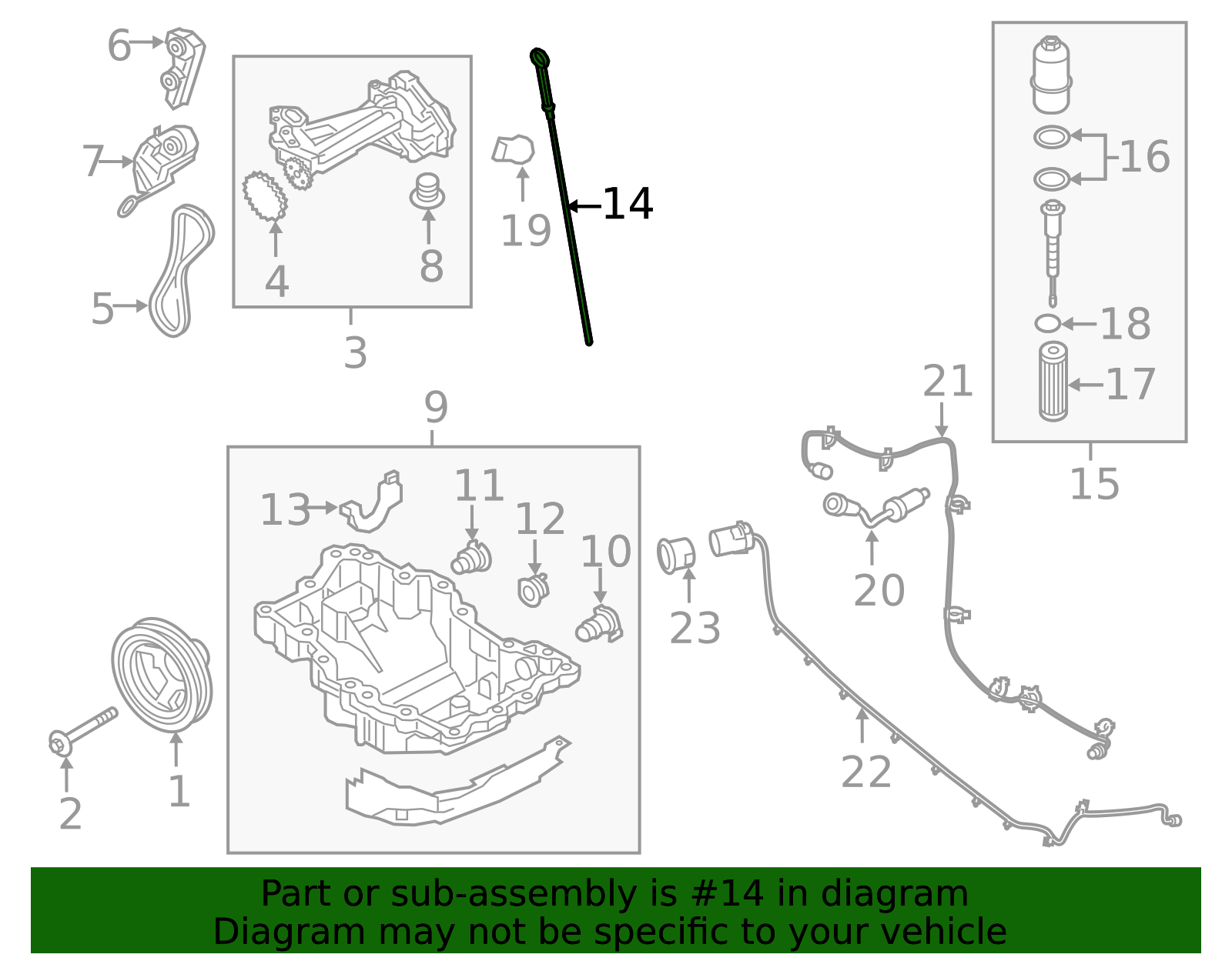 2015-2025 Ford Engine Oil Dipstick FT4Z-6750-C | OEM Parts Online