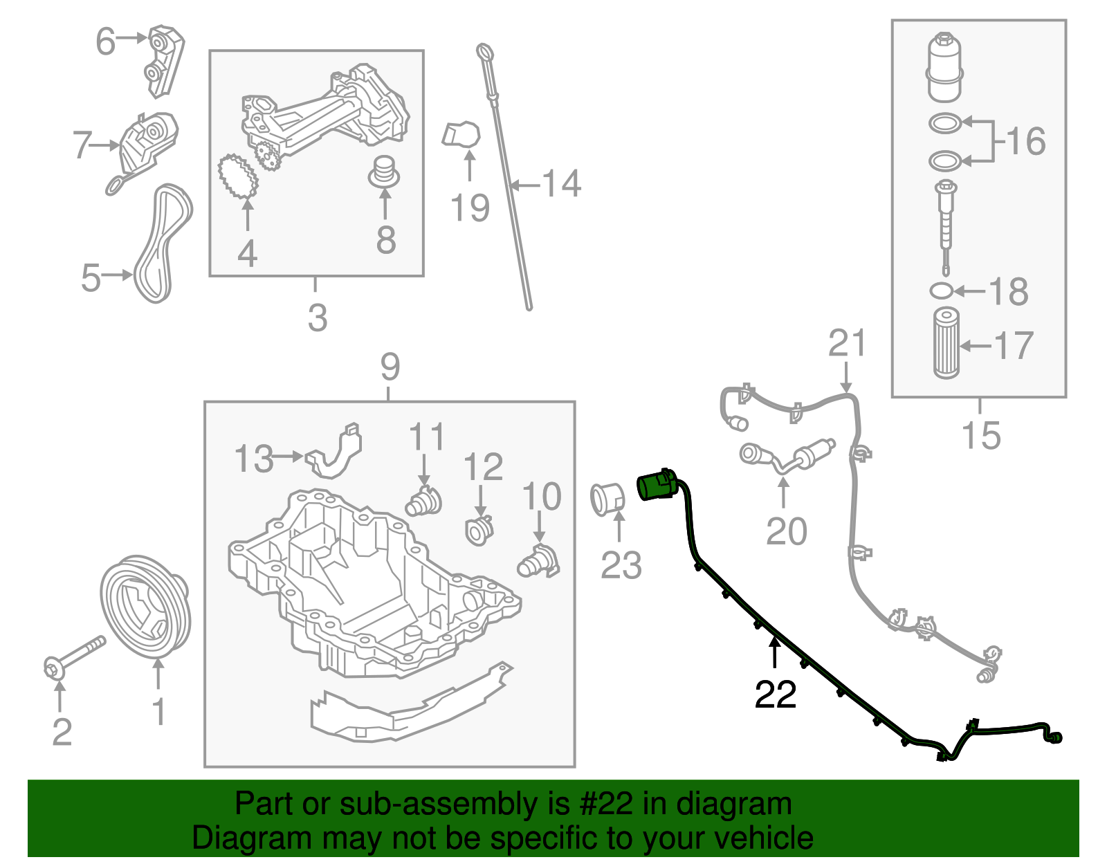 2016-2023 Lincoln | Extension | F2GZ-6B019-B | Walls' Ford Parts