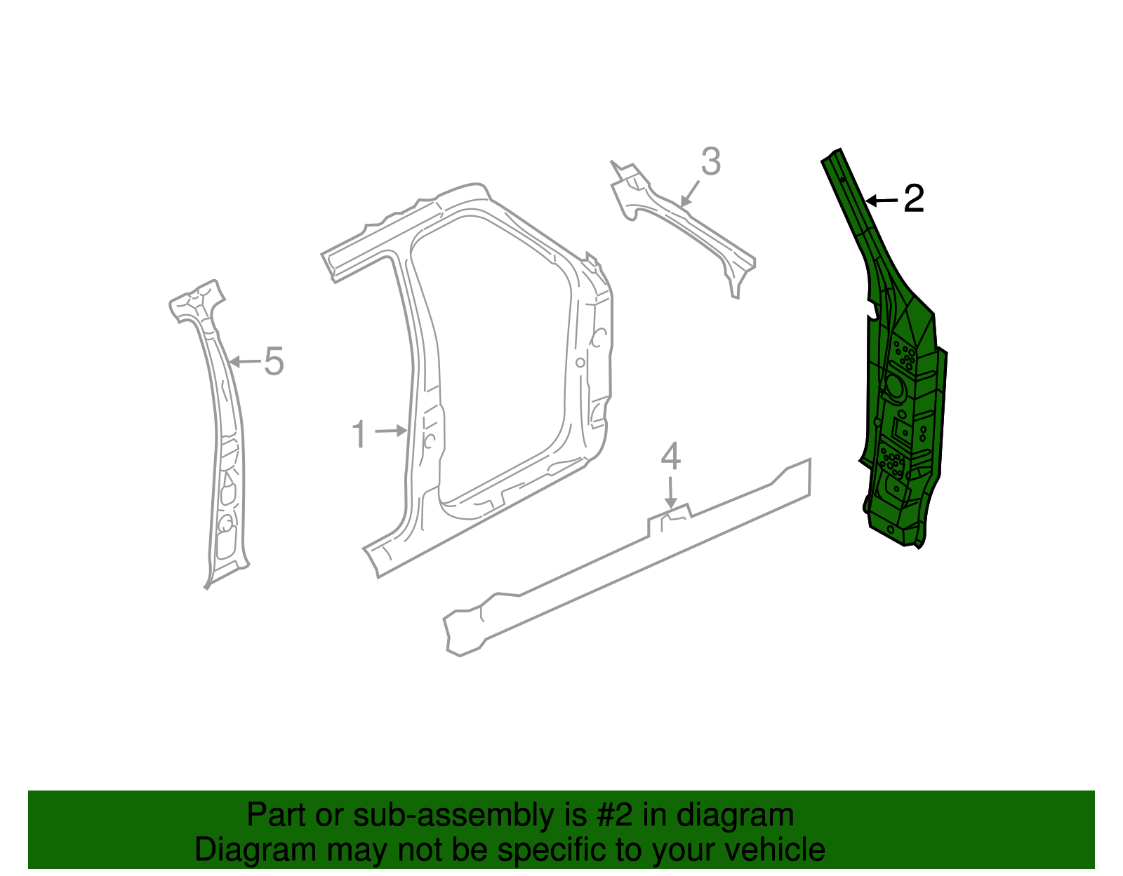 1997-2017 Ford Hinge Reinforced F65Z-1522843-AA | Awesome Parts Ford
