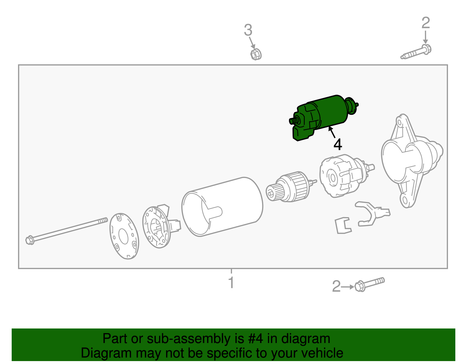 2018-2020 Toyota Starter Solenoid 28226-25050 | Toyota Parts Center