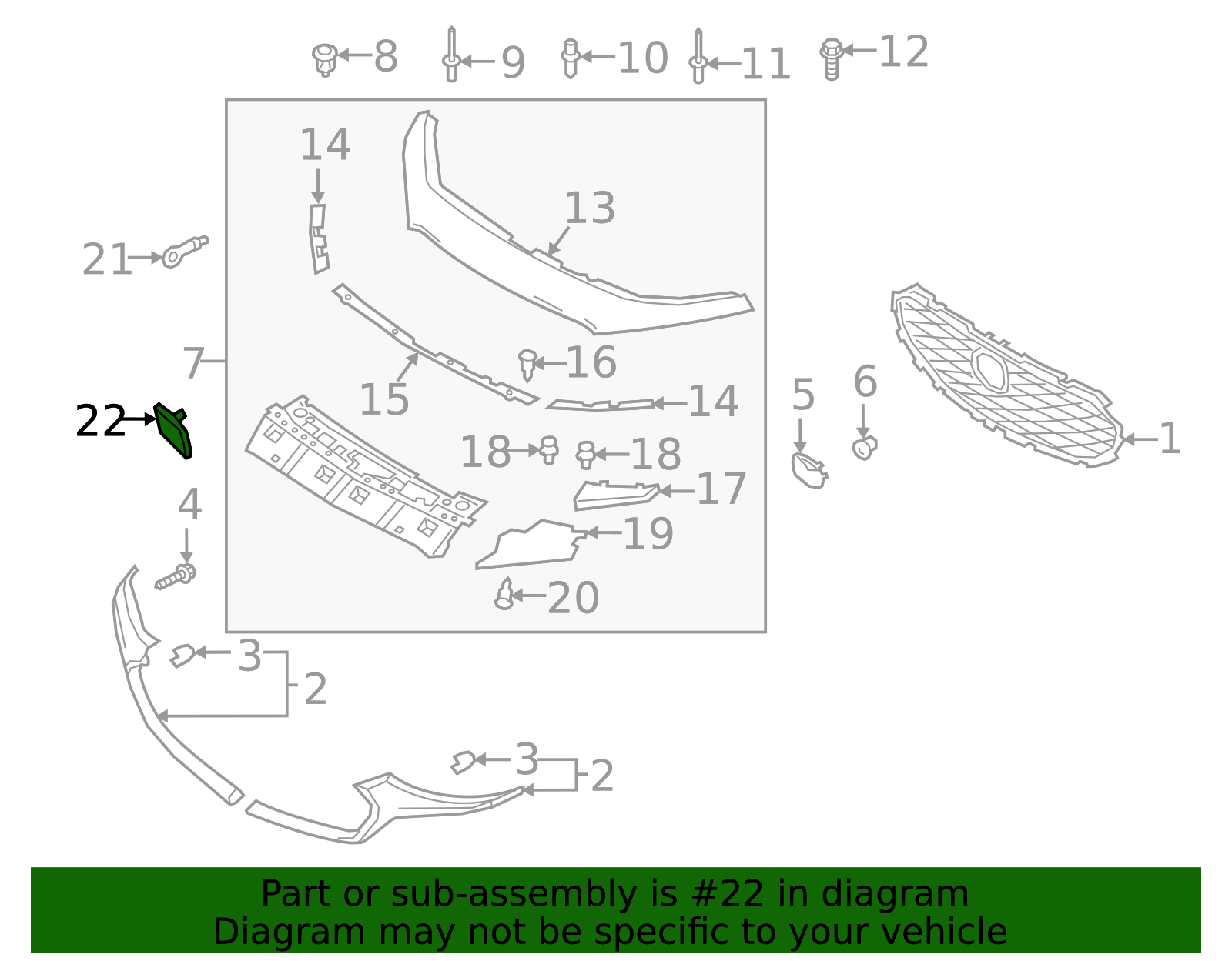 2020-2025 Mazda 3 | Tow Eye Cap | BCKN-50-A11A | Mazda Online Parts
