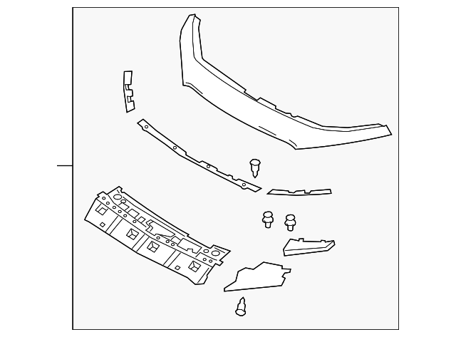 BCKA-50-7E0D-51 - Upper Grille - 2019 2020 Mazda 3 | Mazda Parts Factor