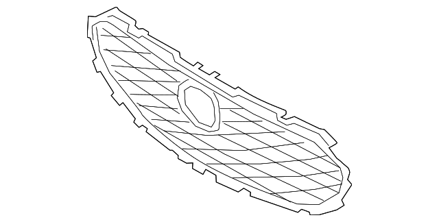BCKN-50-711B - Grille Radiator 2019-2025 Mazda 3 | Mazda-Parts