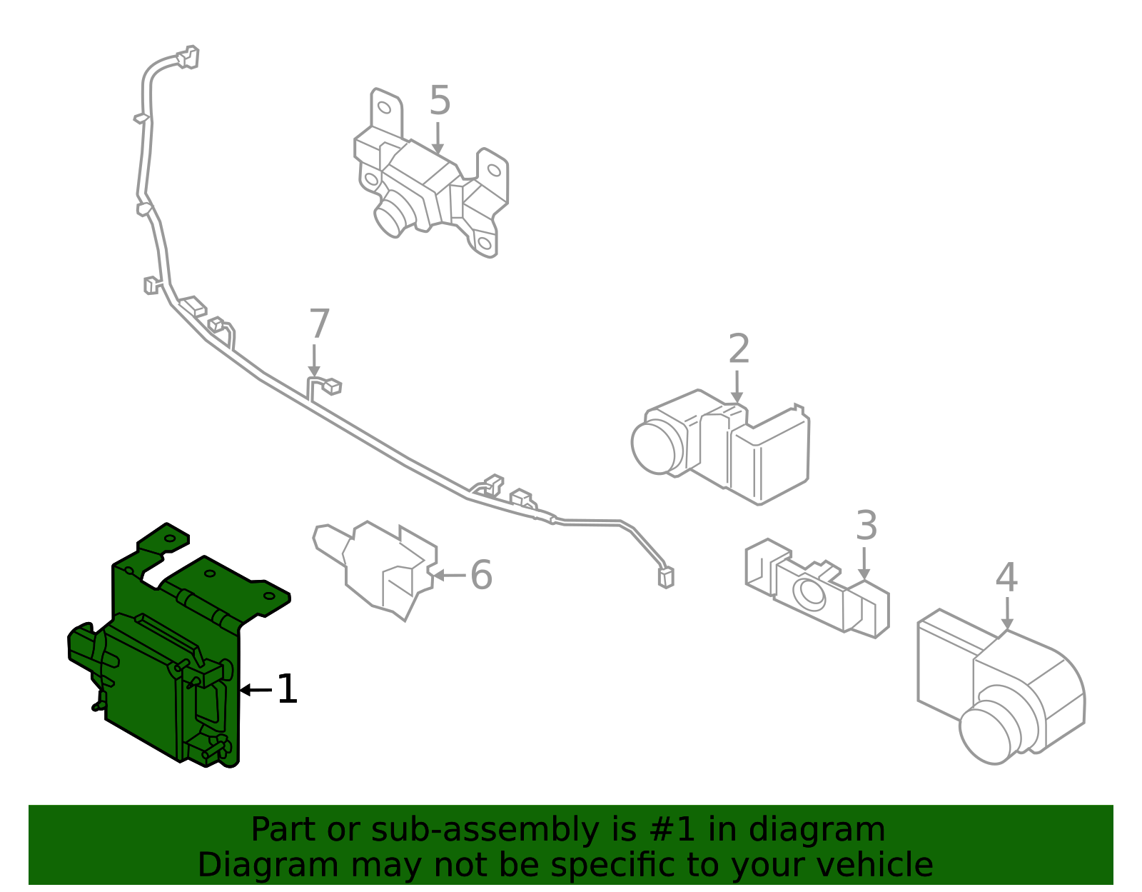 99110ch000 - Kia Distance Sensor 2023-2025 Kia Sportage | Retail ...