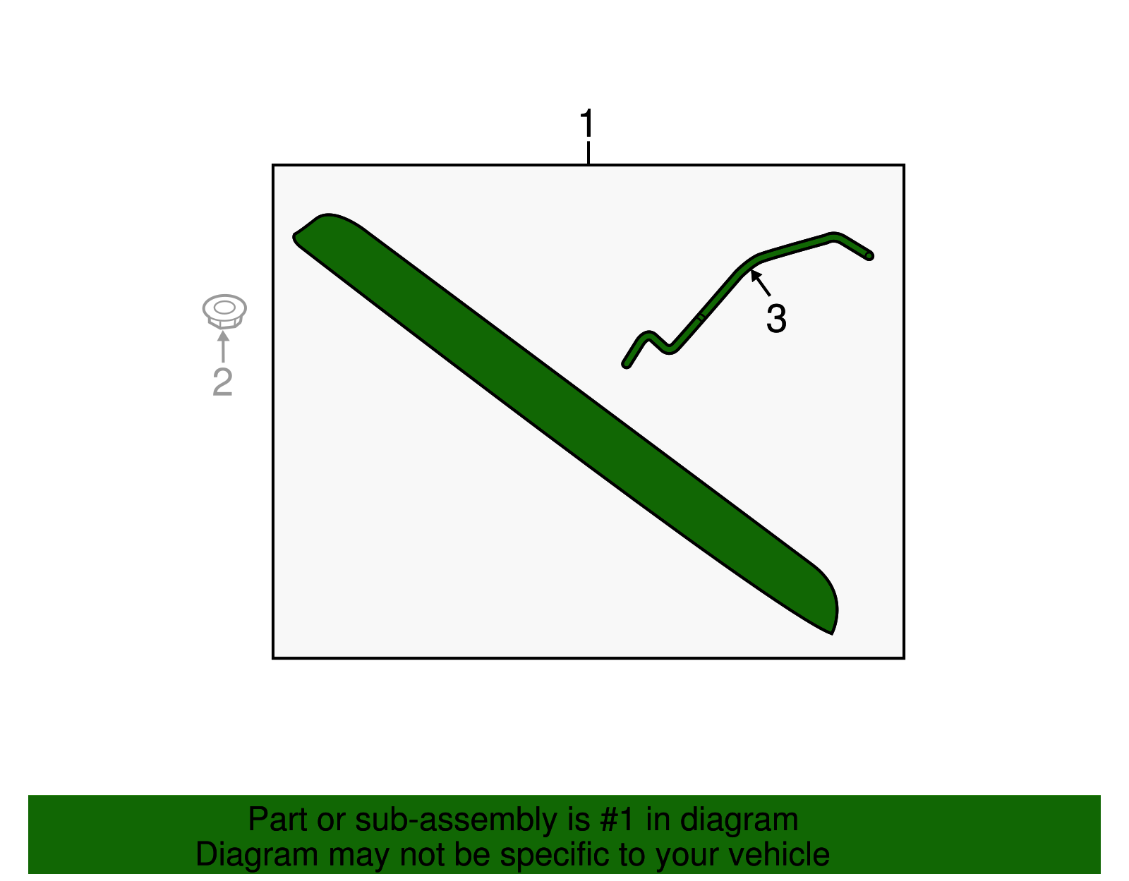 2011-2016 Kia Sportage Rear Spoiler 87210-3W000 | KIA Parts Zone