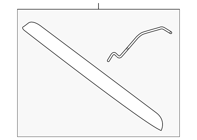2011-2016 Kia Sportage | Rear Spoiler | 87210-3W000 | Kia Auto Parts