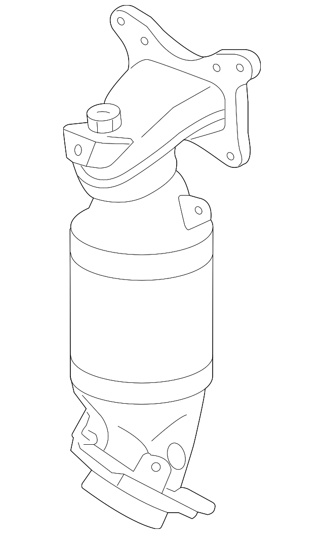 18190-R40-A00 - 2008-2012 Honda Accord - Converter Primary | Genuine ...