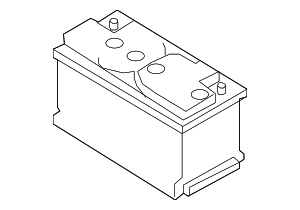 2015-2025 BMW Vehicle Battery 61-21-7-555-719 | OEM Parts Online
