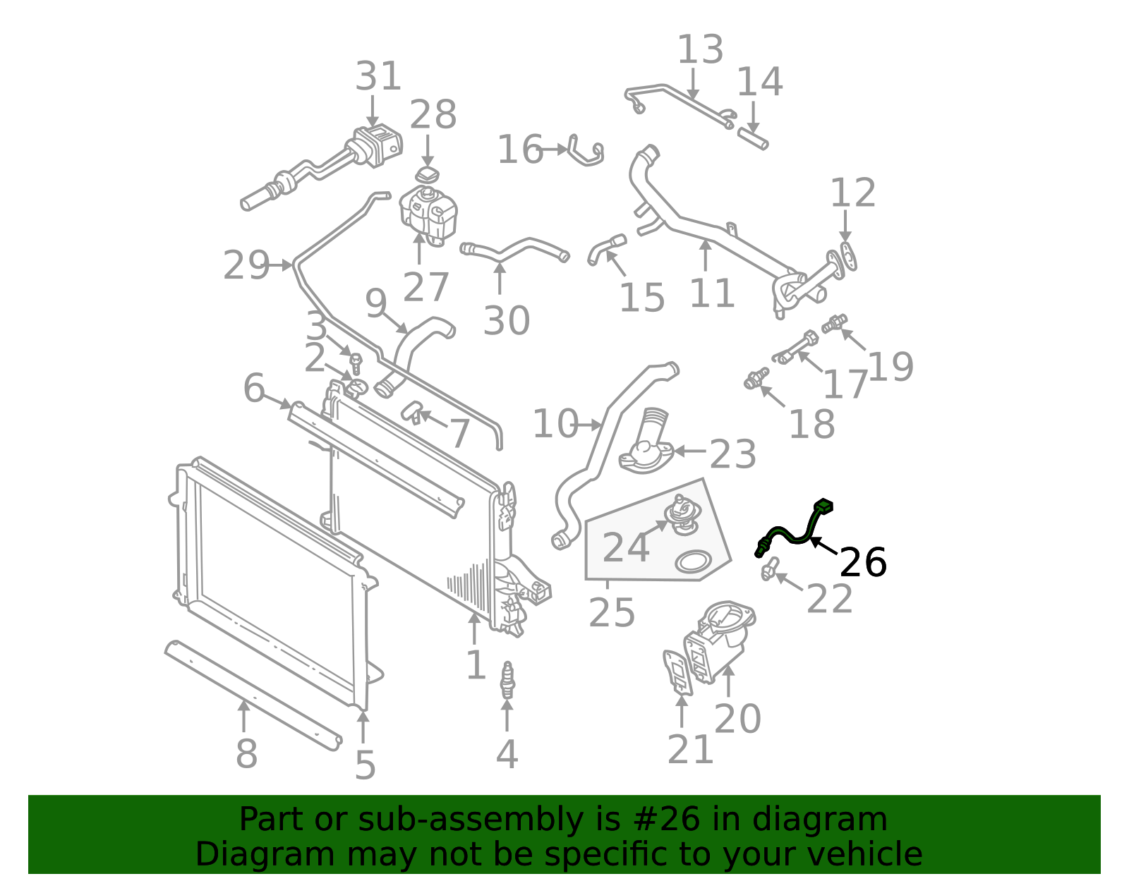 8653103 - Coolant Temp Sensor - 2002-2009 Volvo | Volvo OEM Parts Direct