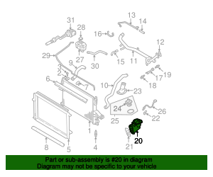 2005-2009 Volvo Thermostat Housing 31293698 | Genuine Volvo Replacement ...