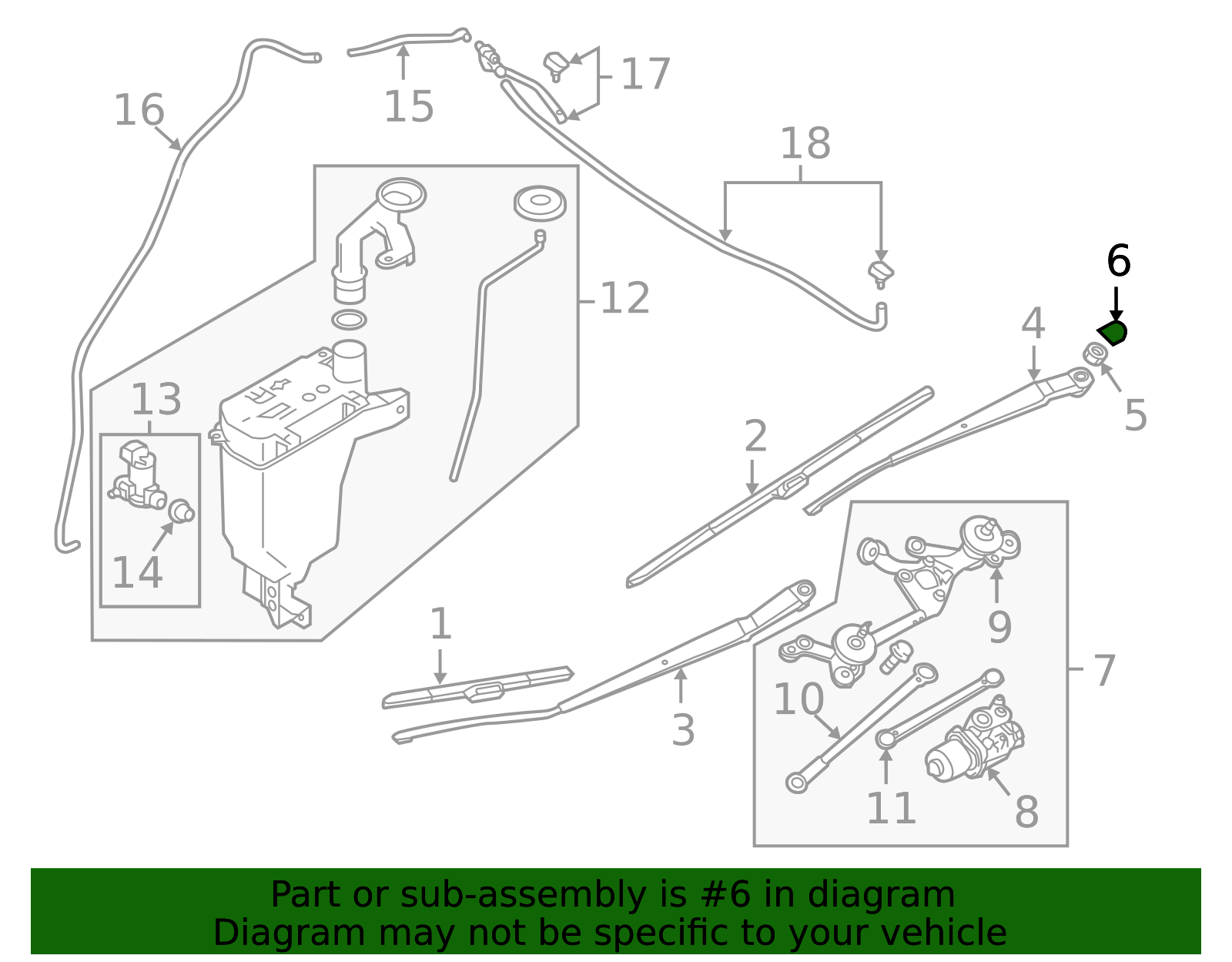 28882-3WC0A - High-Quality Windshield Wiper Arm Cap for 2018-2019 ...