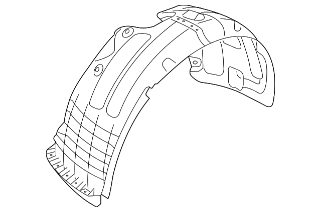 2025 Hyundai Tucson Fender Liner 86812-CW500 | OEM Parts Online